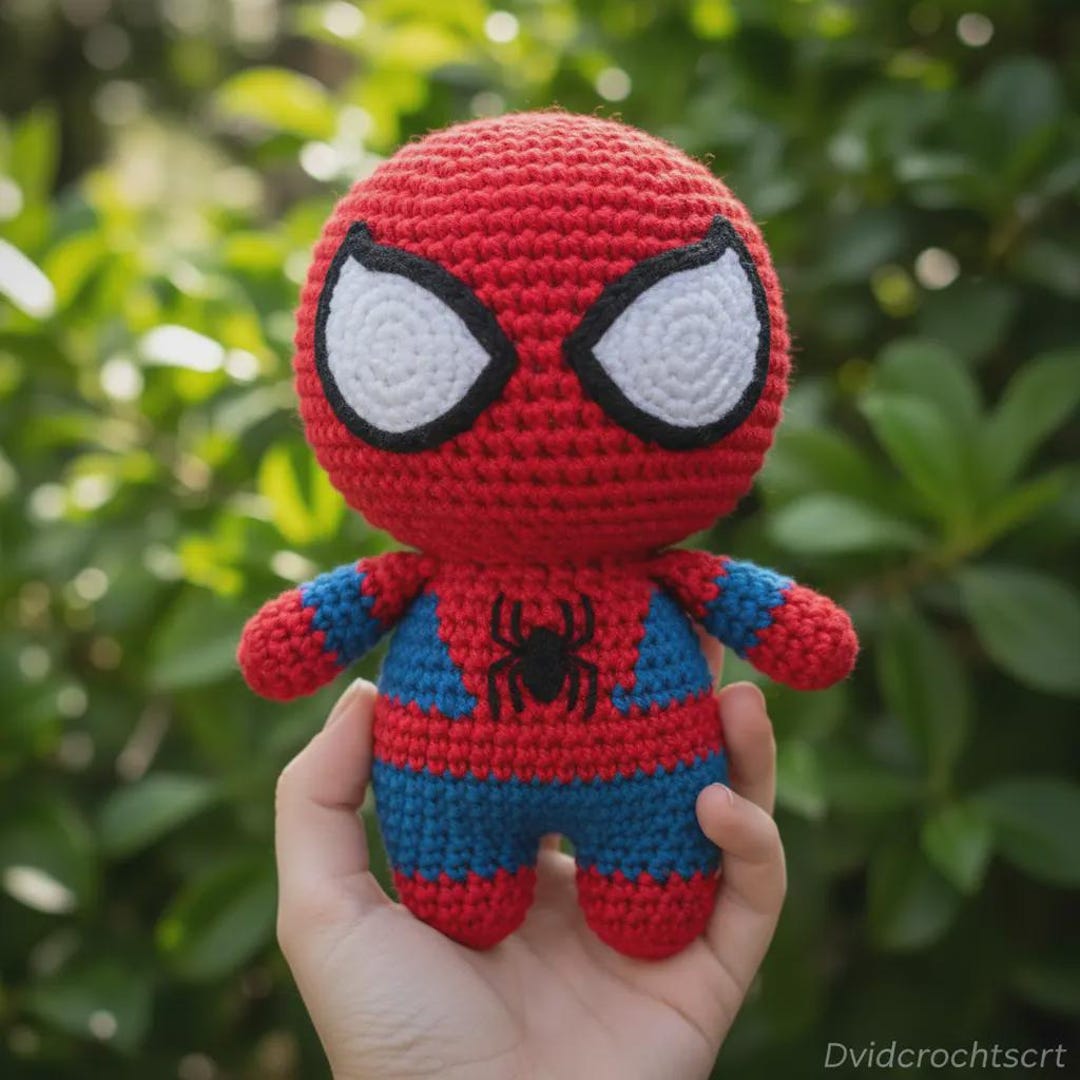 Spider-man Amigurumi Crochet Pattern | Superhero Doll (PDF Download) - Etsy