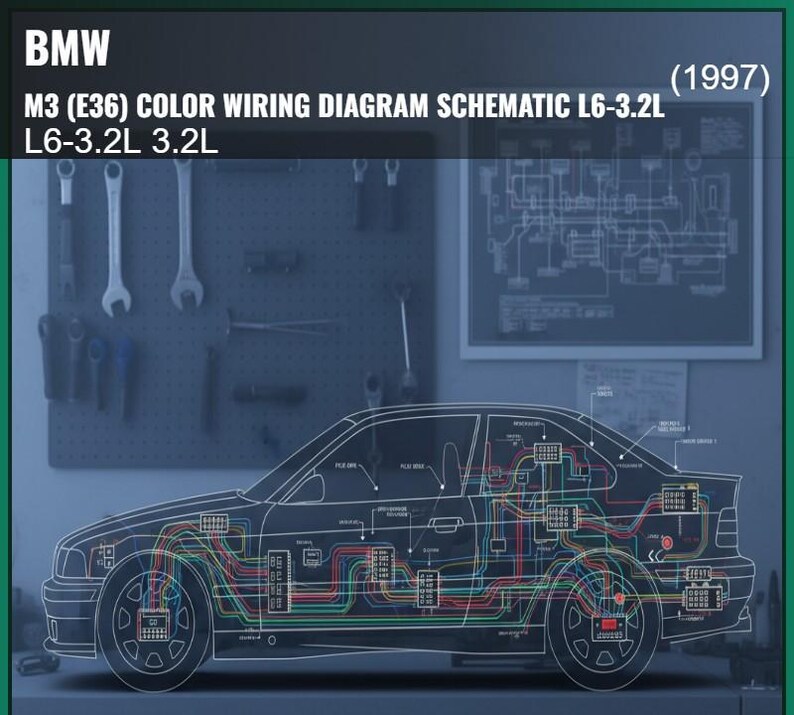 BMW M3 (E36) 1997 Color Wiring Diagram Schematic L6-3.2l Pdf Download ...