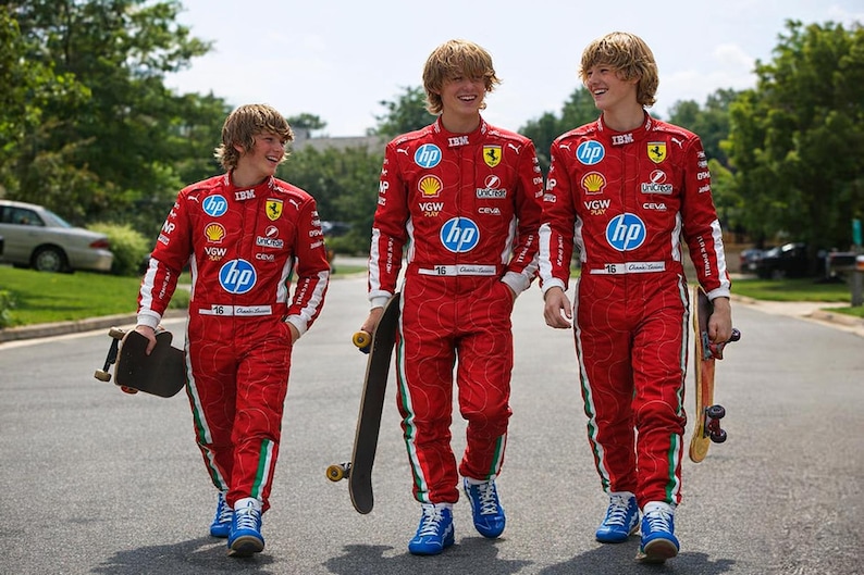Formula 1 Racing Suit – Ferrari F1 Driver Outfit – Motorsport Cosplay ...