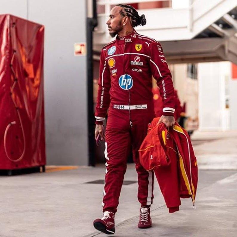 Formula 1 Racing Suit – Ferrari F1 Driver Outfit – Motorsport Cosplay ...