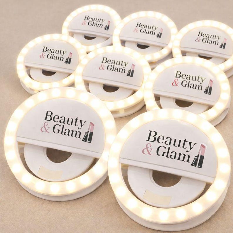 NEW 2026 Personalised Selfie Ring Light With Logo -business Banding ...