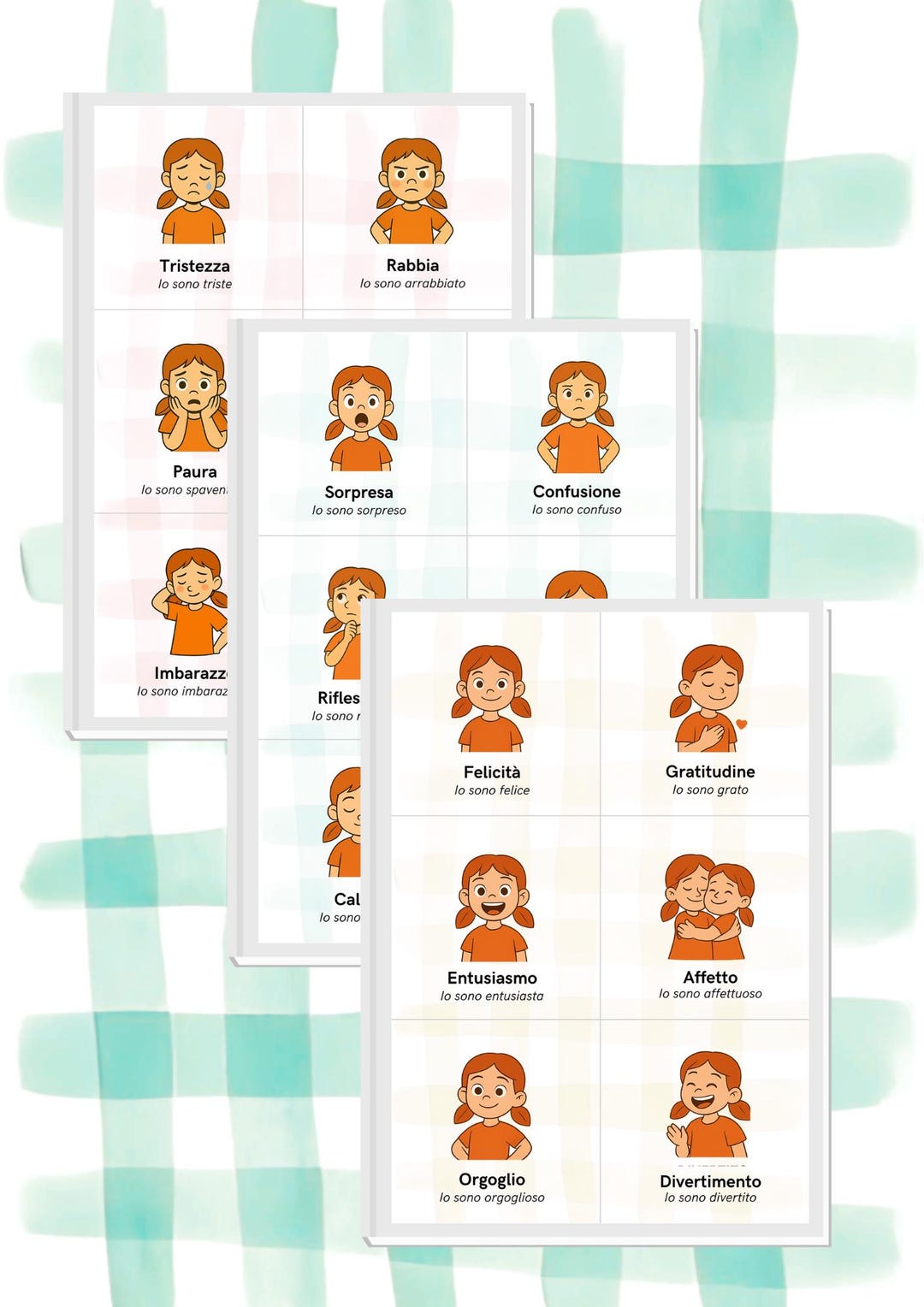 Emotions Memory Game for Kids – Social-emotional Learning Activity (PDF ...