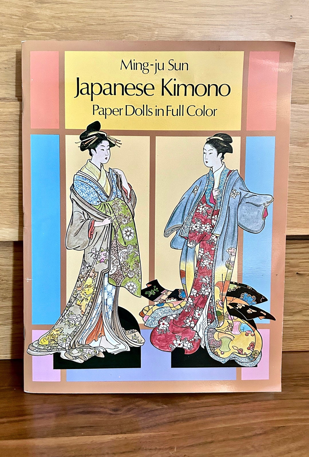 Vintage 80's "kimono PAPER Dolls" by Ming-ju Sun Paper Dolls in Full ...