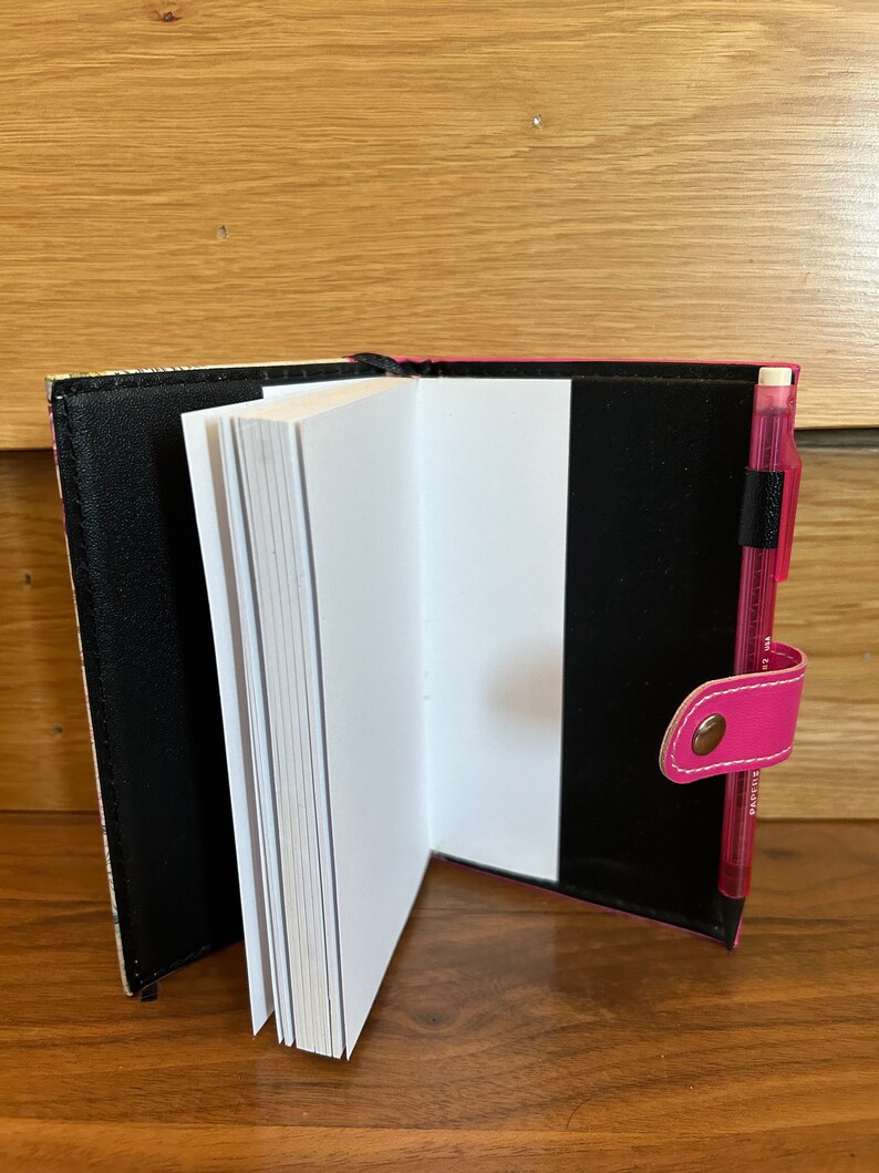 Vintage "pocketbook or TRAVEL Journal" - Padded Book With Ribbon Page ...