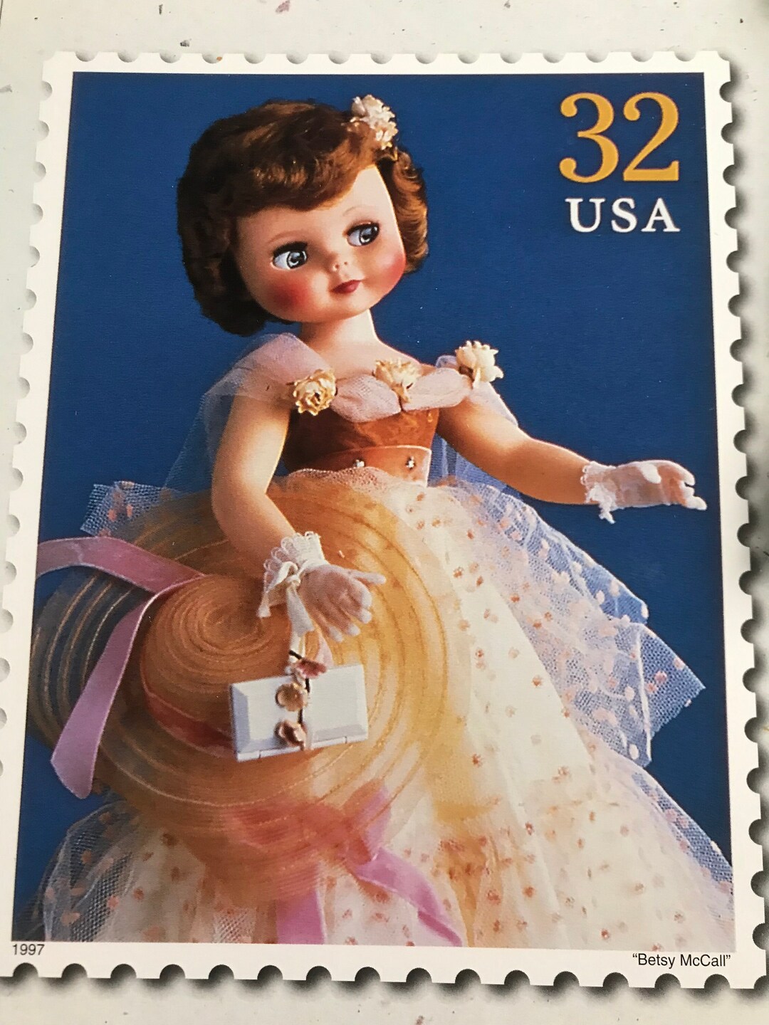 Vintage 90's american DOLLS Postcards 18 Jumbo Postcards to Collect and ...
