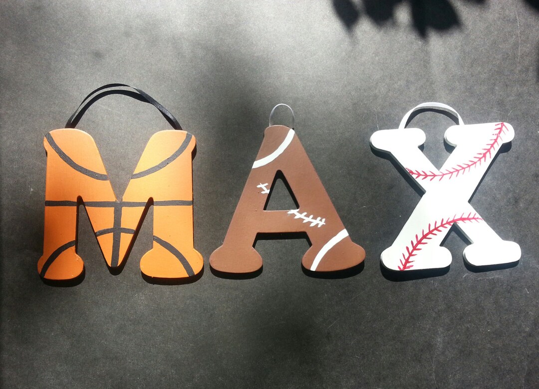 Custom Sports Name / Monogram - Etsy