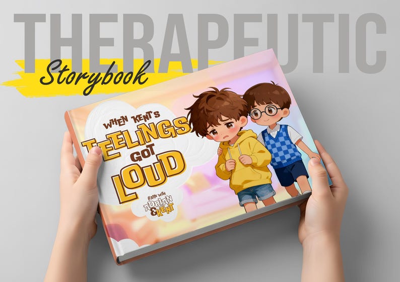 Anger Management Social Story for Kids, Tantrum Relief Printable Book ...