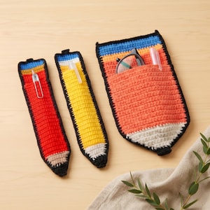 Crochet Bookmark Pencil Case - Etsy