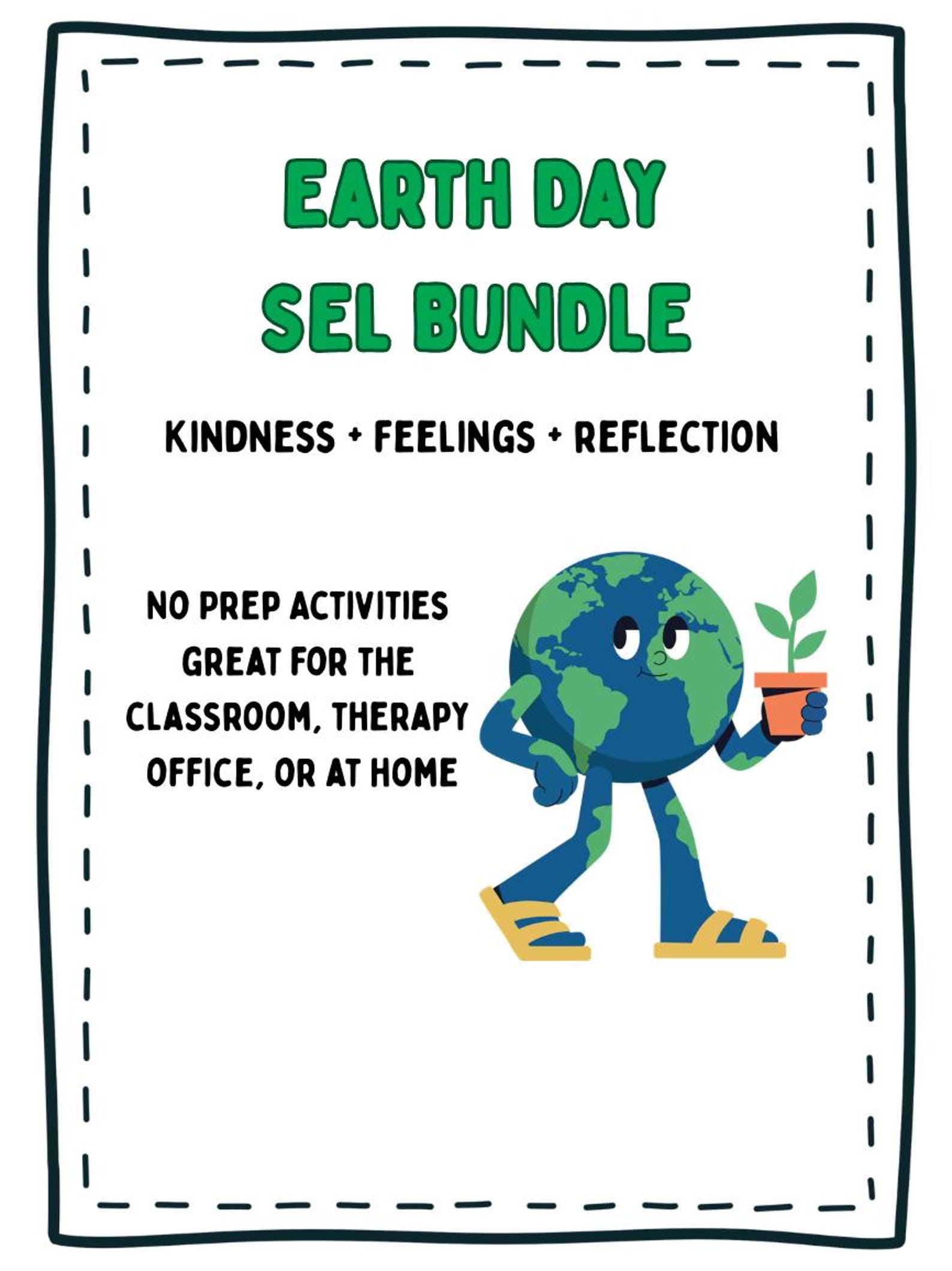 Earth Day SEL Activity Pack | Kindness & Emotional Learning Worksheets ...