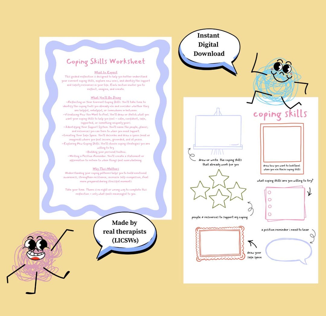Coping Skills Toolbox Activity | Social Emotional Learning Worksheet ...