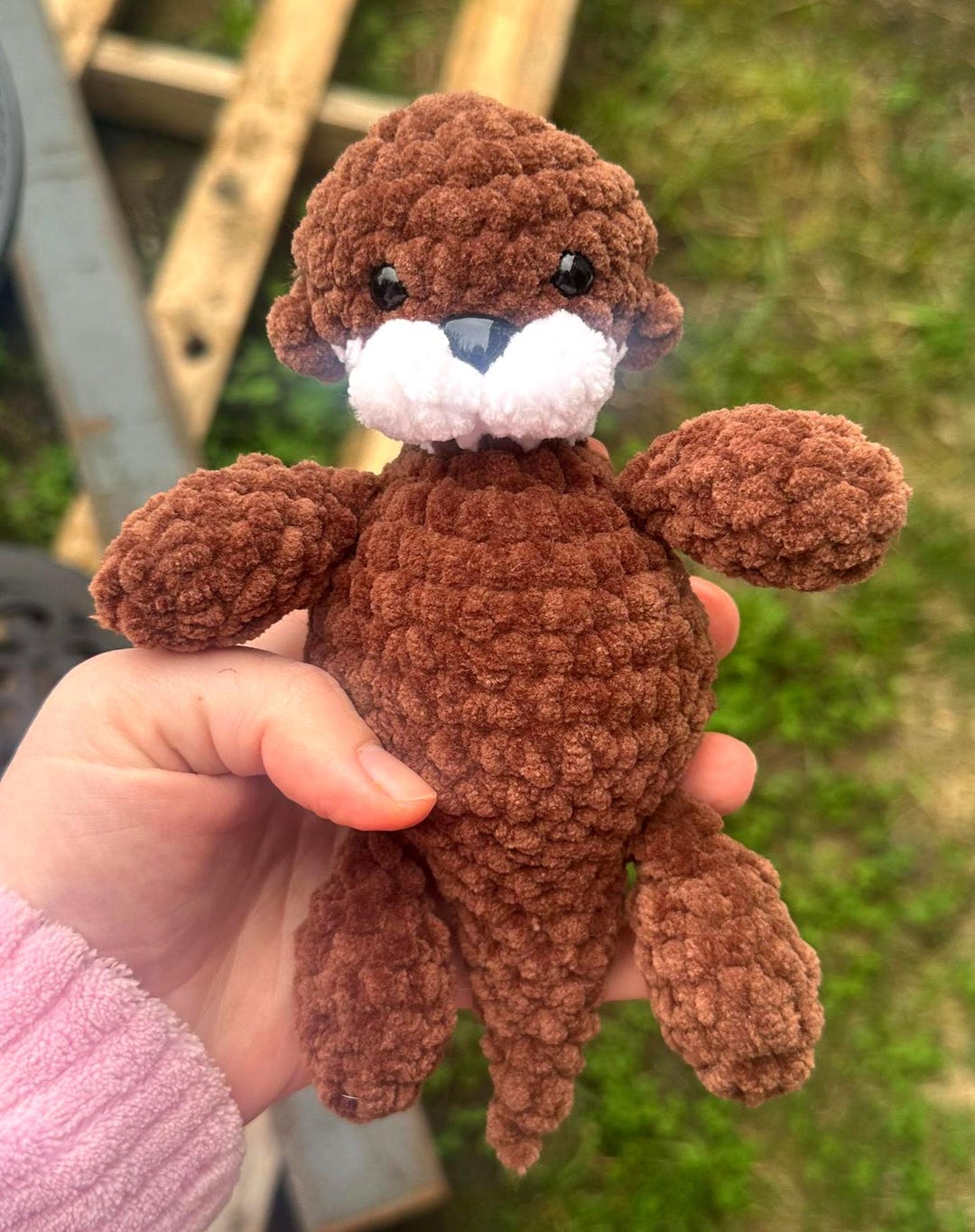 Otto the Otter Crotchet Plushie - Etsy UK