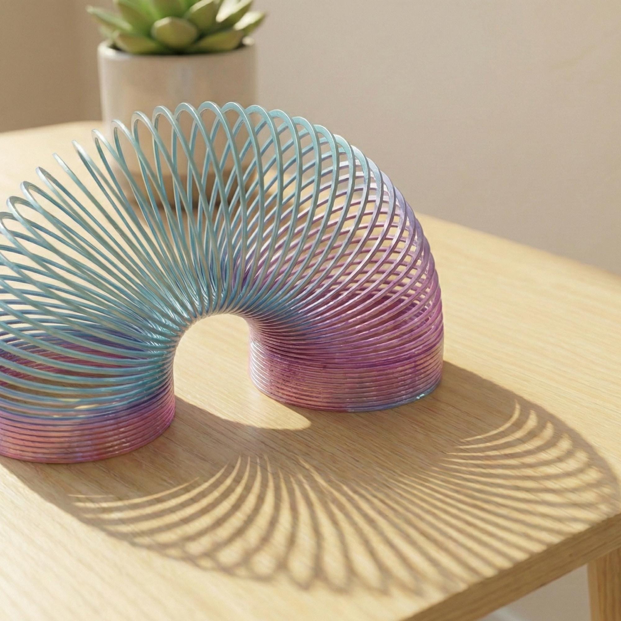 3D Print Slinky STL. Print in Place Spring Fidget. Anti-stress Toy 3MF ...