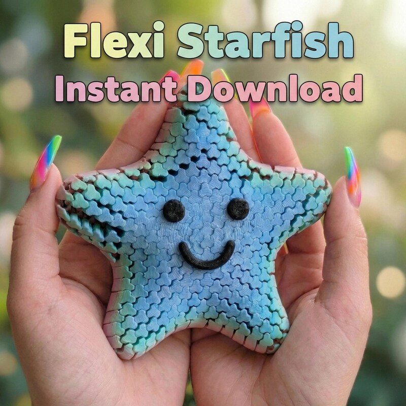 Articulated Starfish Stl Files - Etsy