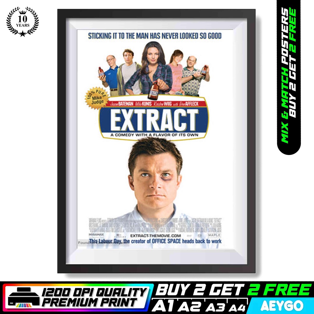 EXTRACT Movie Cinema Wall Art Size Picture Poster Print Classic Artwork ...