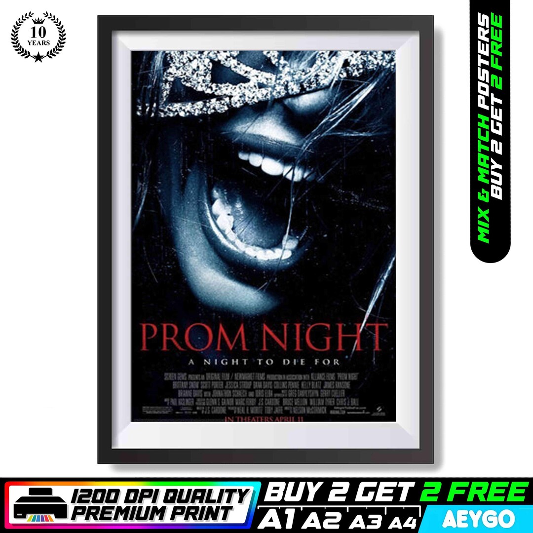 PROM NIGHT Movie Cinema Wall Art Size Picture Poster Print Classic ...