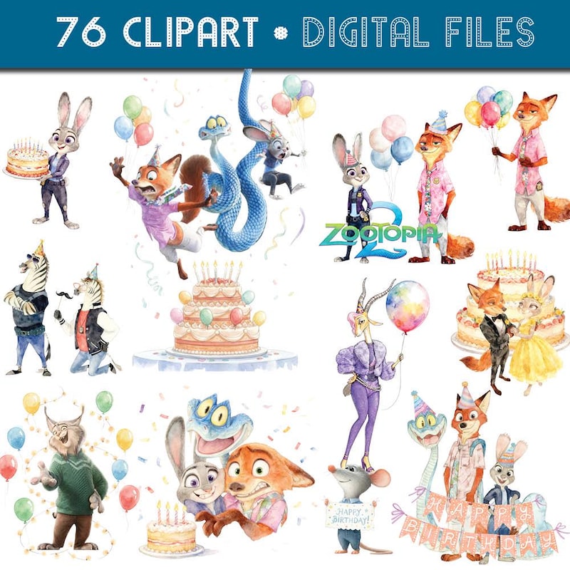Png zootopia 2 - Etsy España