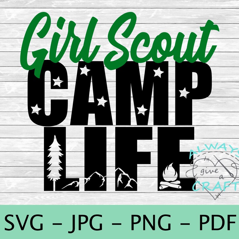 Girl Scout Life Svg - Etsy