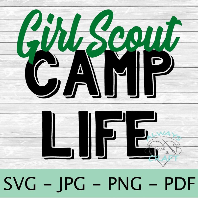 Girl Scout Life Svg - Etsy