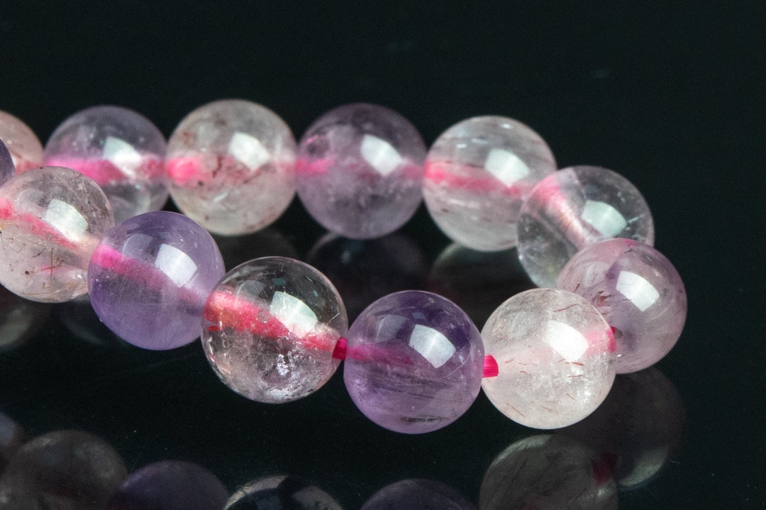 6MM Super Seven Beads Bracelet Grade AA+ Genuine Natural Round Gemstone ...