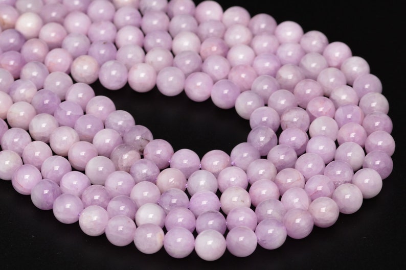 Kunzite Beads Genuine Natural Brazil Grade AAA Gemstone Round | Etsy
