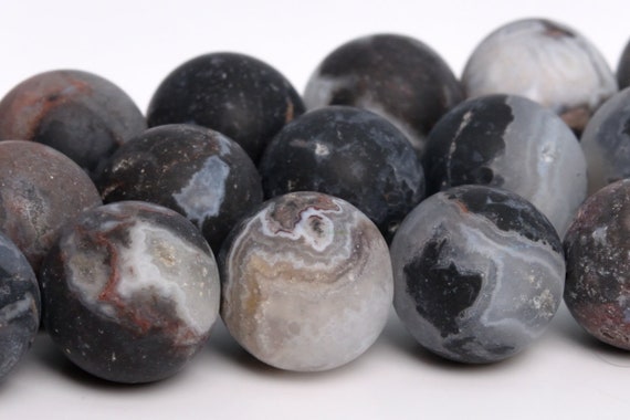 10MM Matte Black Zebra Agate Beads Grade AAA Genuine Natural - Etsy