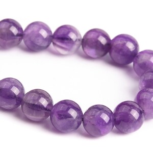 6MM Purple Amethyst Beads Grade A+ Genuine Natural Gemstone Round Loose ...