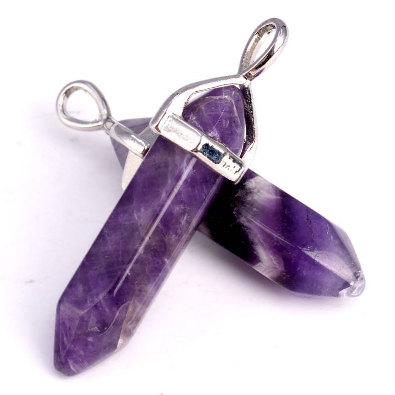 Hexagon Amethyst Beads - Etsy