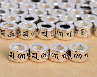 10pcs Sterling Silver Curved Tube Bead, 925 Silver Spacer Bead, 9 Sizes ...