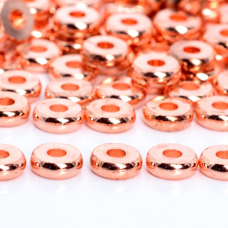 Rose Gold Spacer Beads - Etsy