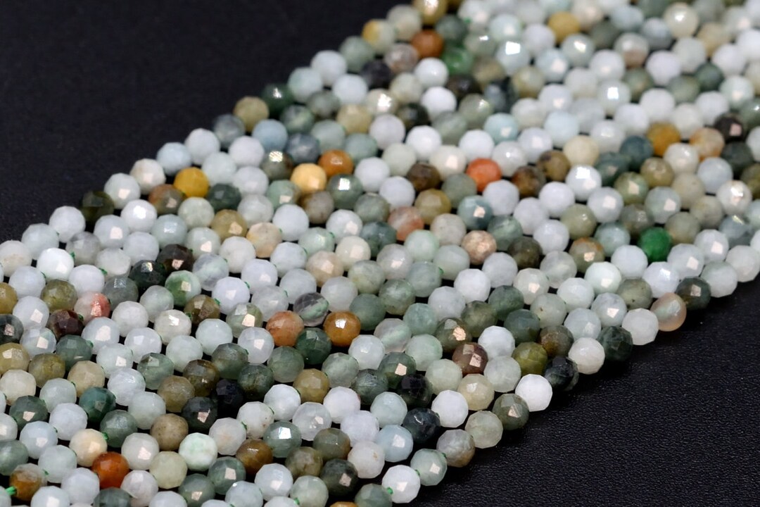 SALE 2MM Chrysoprase / Australian Jade Beads A Genuine Natural Gemstone ...