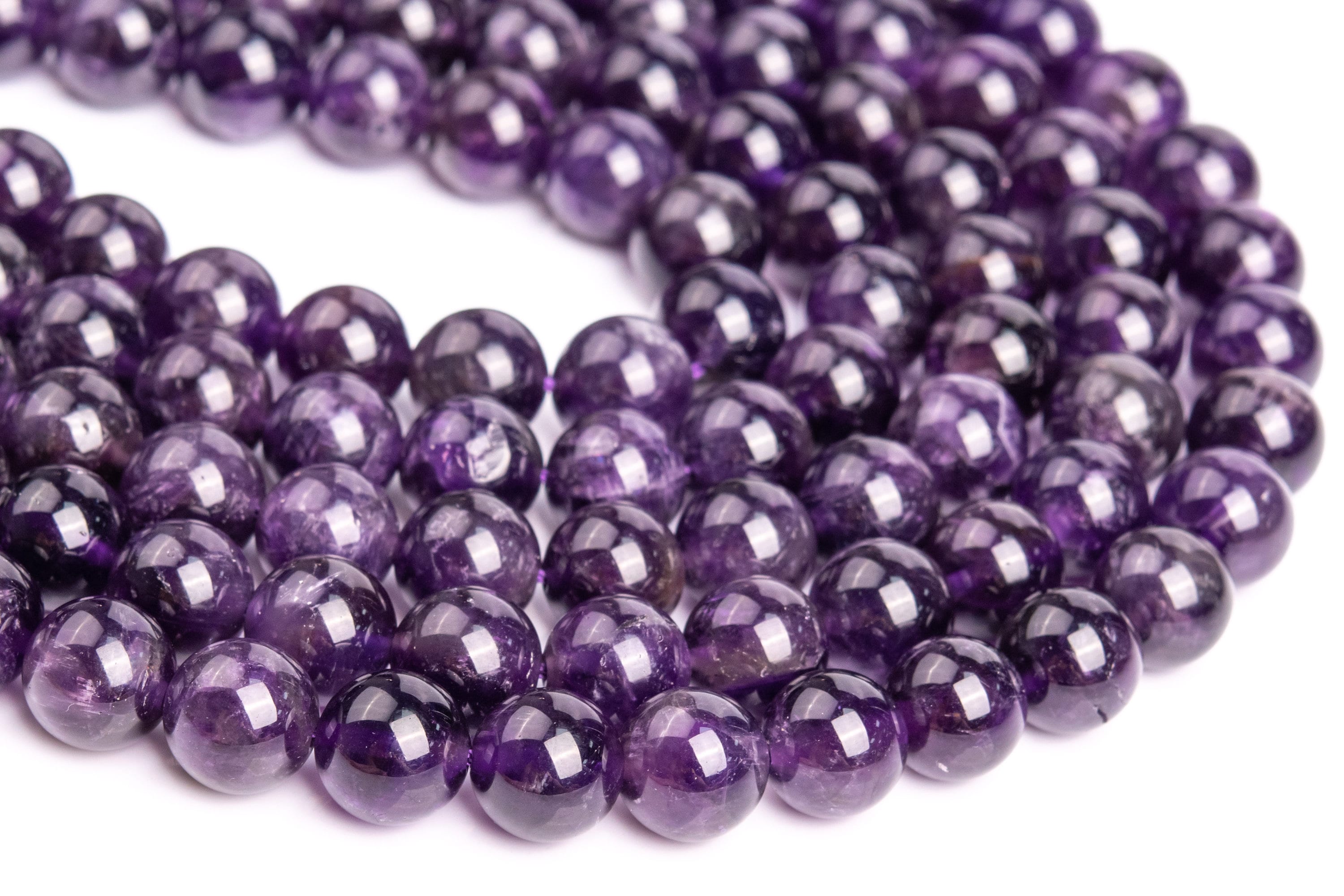 Deep Purple Amethyst Beads Brazil Grade AAA Genuine Natural | Etsy