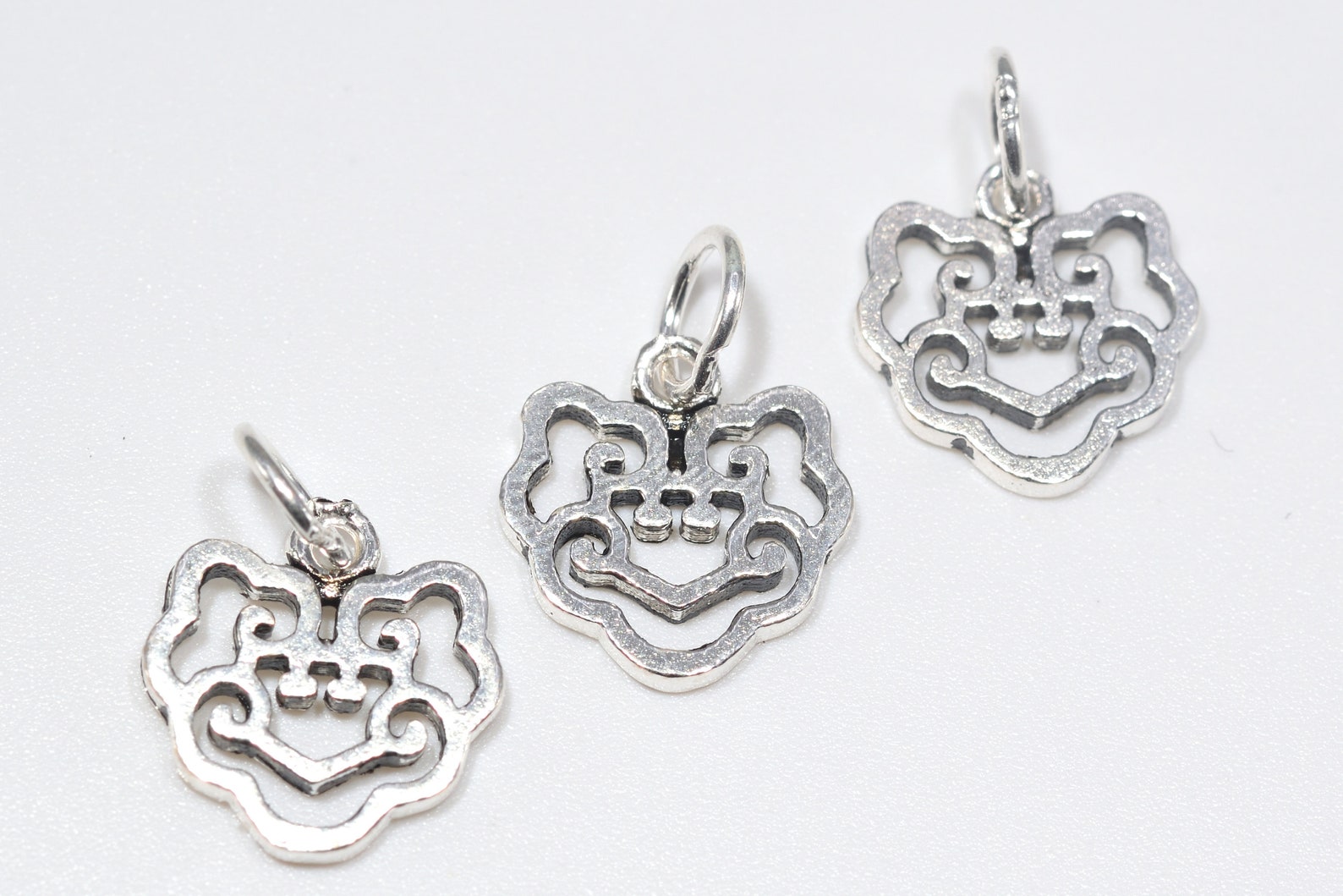 12x11mm Sterling Silver Special Shape Charm Solid Silver (61511-2101 ...
