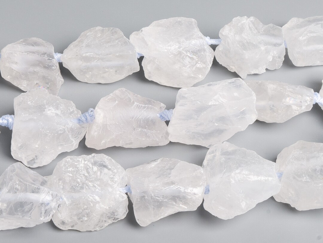 12X20MM-20X29MM White Raw Crystal Quartz Stone Grade AAA Genuine ...