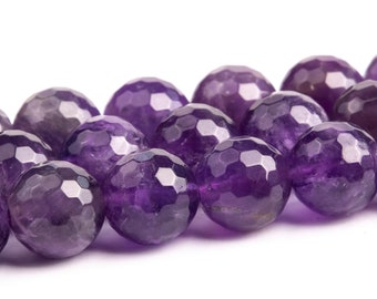 Natural Grade AAA Amethyst Smooth Round Beads 6mm 8mm 10mm - Etsy