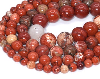 Natural Mahogany Jasper Mahogany Obsidian, High Quality in Round,4mm ...