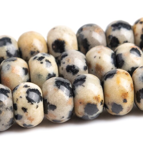 Dalmatian Jasper Beads Grade AAA Genuine Natural Gemstone | Etsy