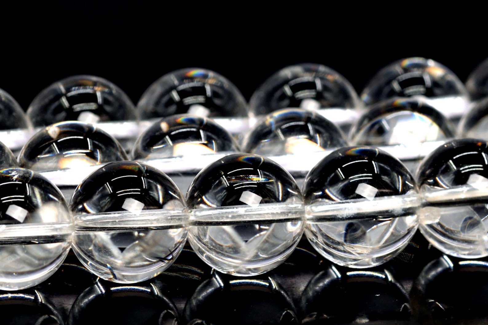 Crystal Clear Quartz Beads Brazil Grade AAA Genuine Natural - Etsy