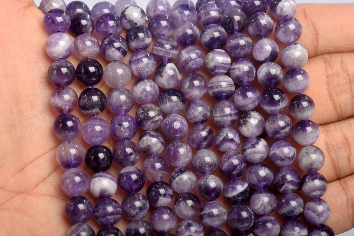 Dog Teeth Amethyst Beads Grade AA Genuine Natural Gemstone - Etsy