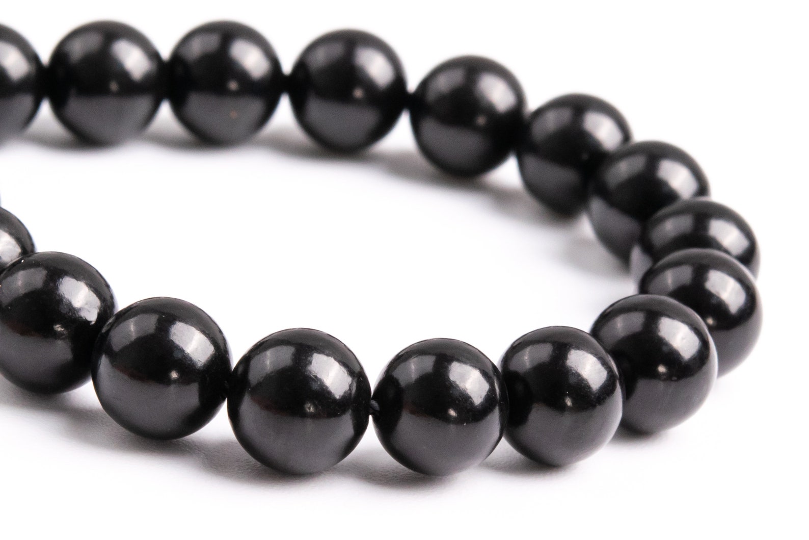 Black Jet Beads Genuine Natural Grade AAA Gemstone Round Loose - Etsy