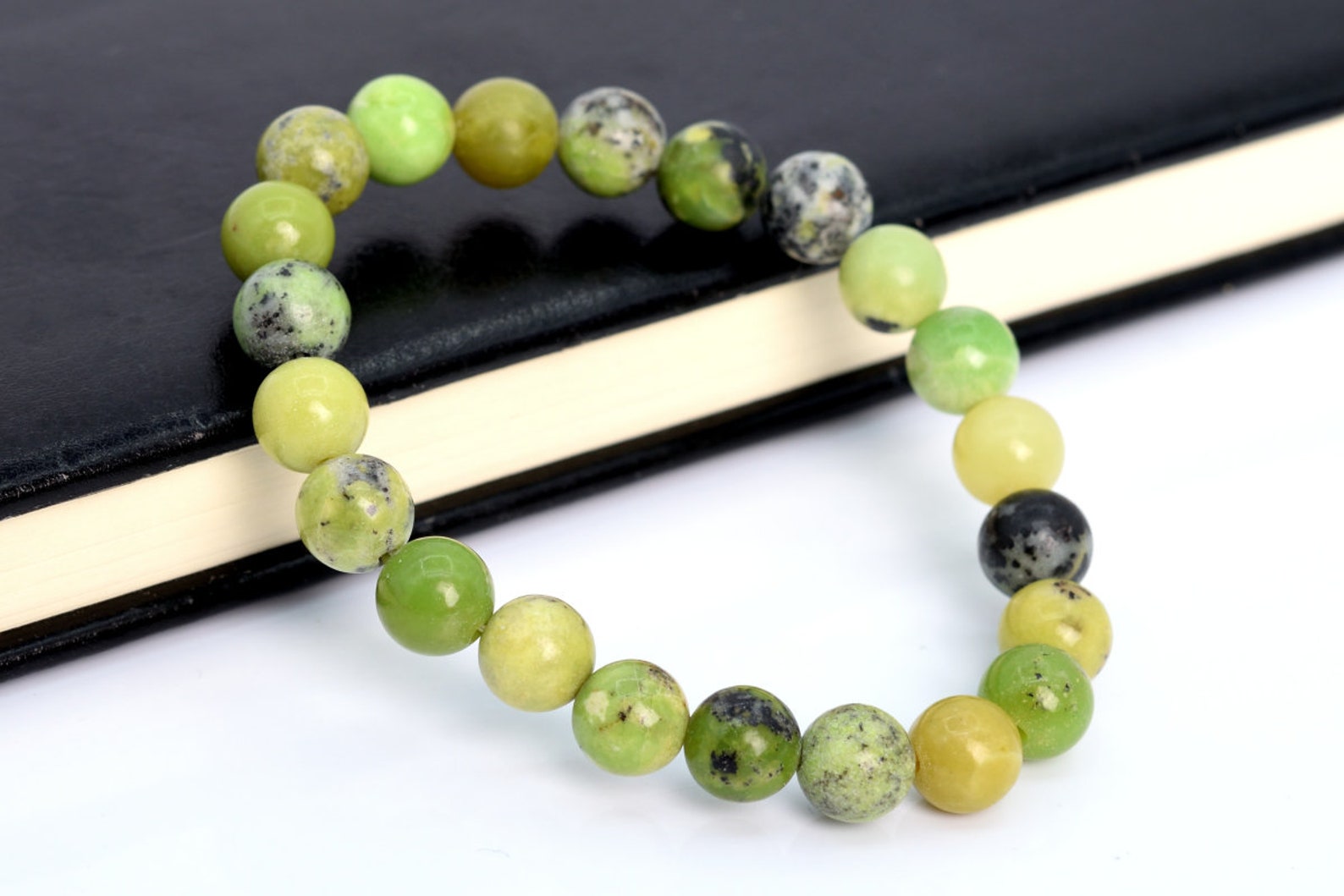 8MM Chrysoprase / Australian Jade Beads Bracelet Grade A Genuine ...