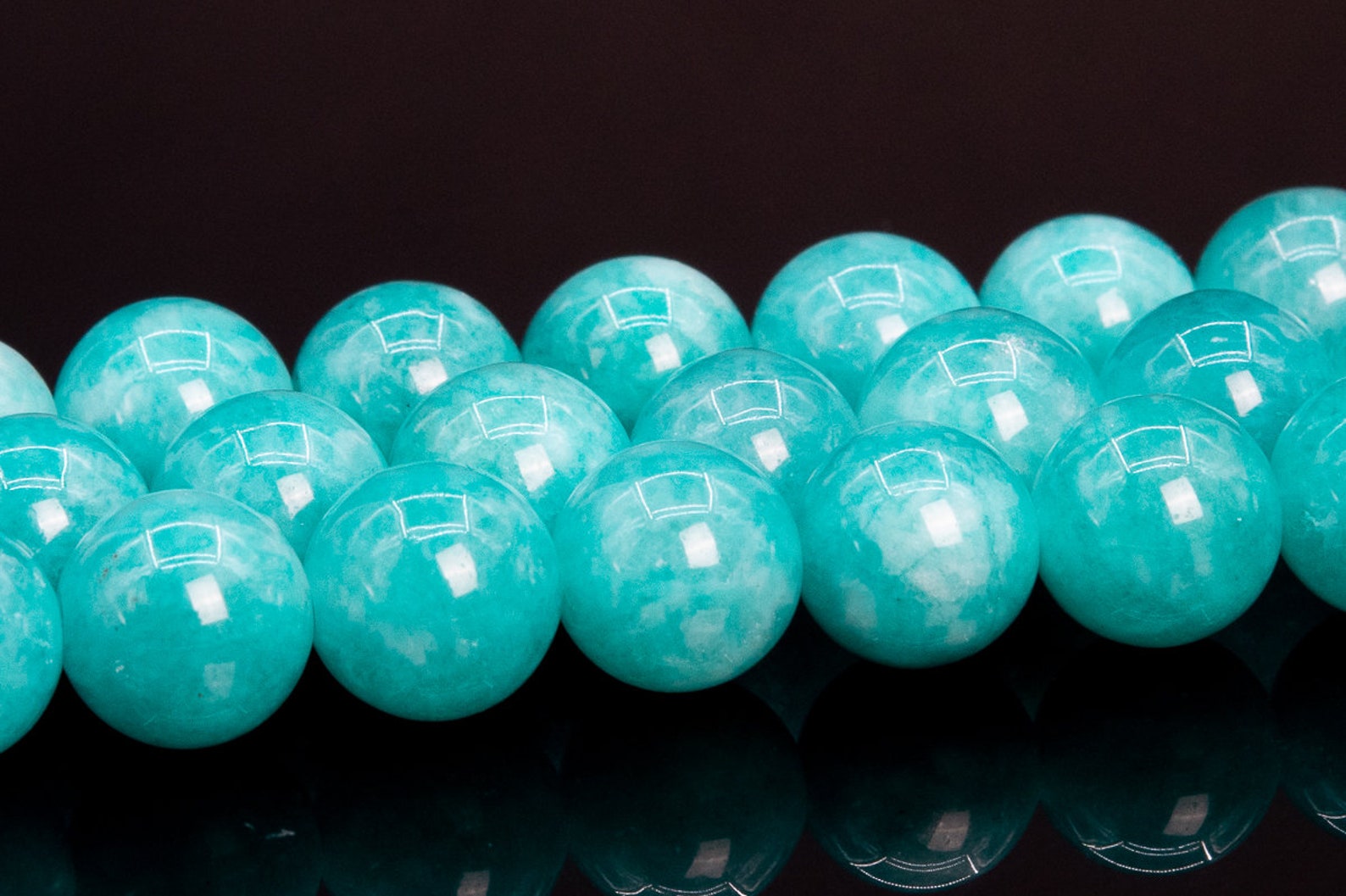 Quartz Beads Amazonite Green Color Grade AAA Gemstone Round - Etsy