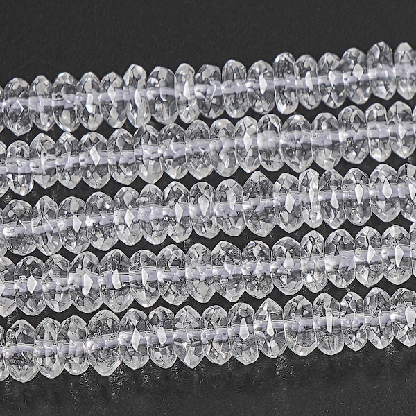 Crystal Rondelle - Etsy