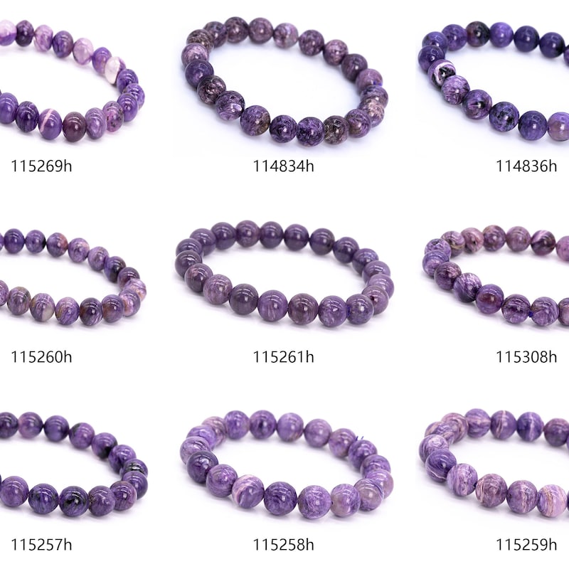 Russian Charoite Bracelet - Etsy