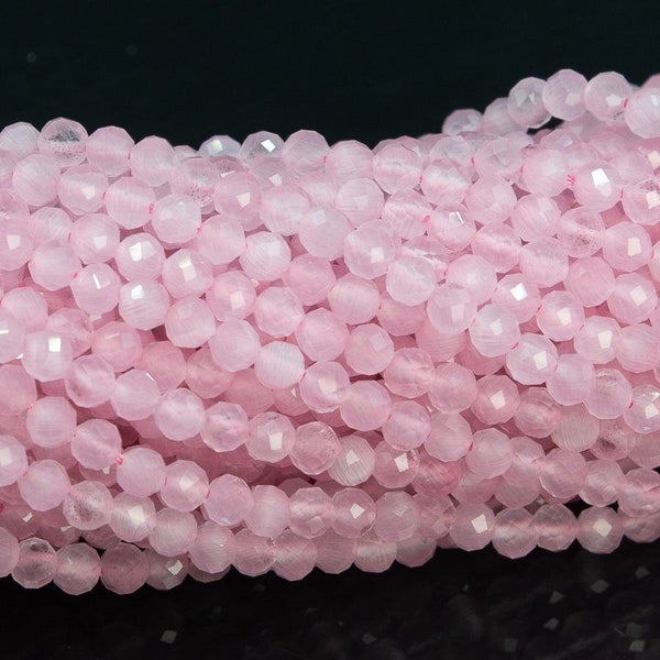 Pink Cat Eye Beads - Etsy