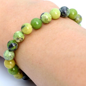 8MM Chrysoprase / Australian Jade Beads Bracelet Grade A Genuine ...
