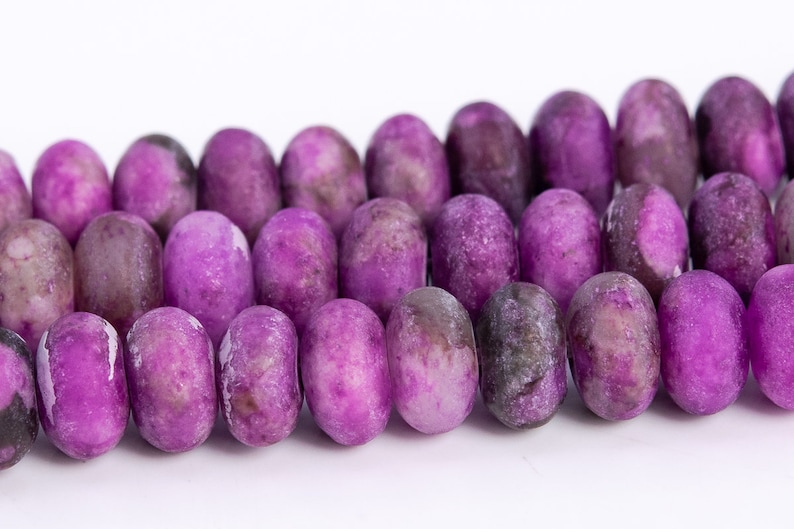 Matte Purple Jasper Beads Sugilite Purple Color Grade AAA | Etsy