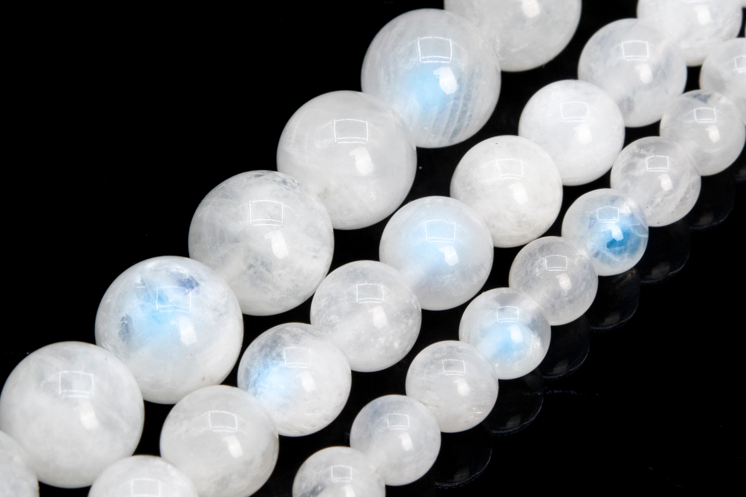 Translucent Rainbow Moonstone Beads Genuine Natural Grade A | Etsy