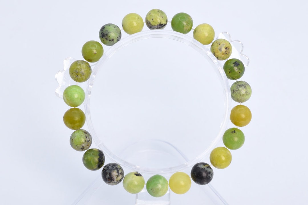 8MM Chrysoprase / Australian Jade Beads Bracelet Grade A Genuine ...