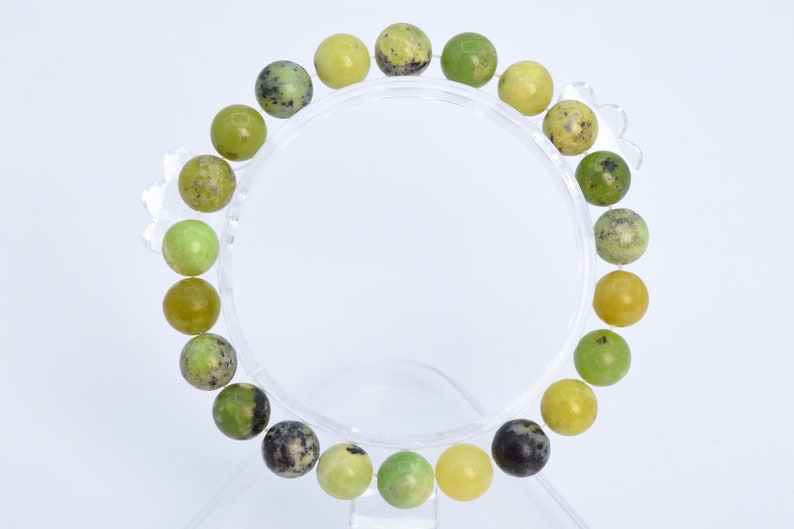 8MM Chrysoprase / Australian Jade Beads Bracelet Grade A Genuine ...