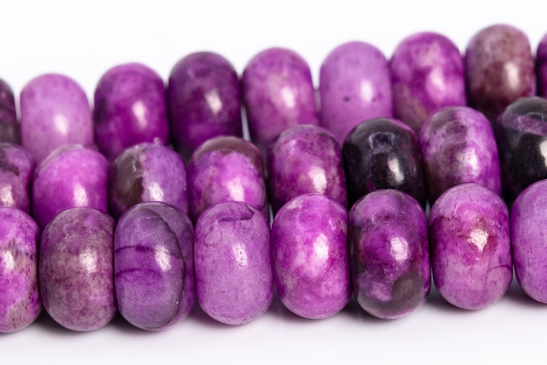 Purple Jasper Beads Sugilite Purple Color Grade AAA Natural Stone ...
